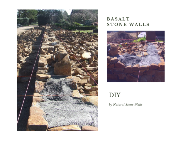 DIY Basalt Stone Walls, Part 2 | Natural Stone Walls